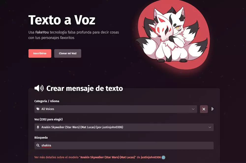 Envía mensajes con la voz de quien quieras, incluso famoso 2025 elyex