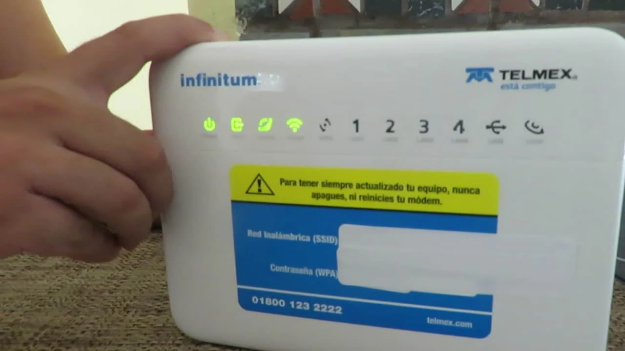 Cambiar contraseña y nombre de modem Infinitum 2025