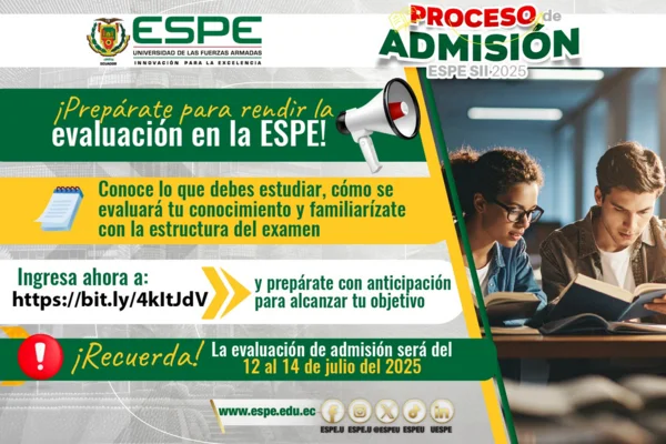 Fechas de Evaluación Proceso de Admisión 2025