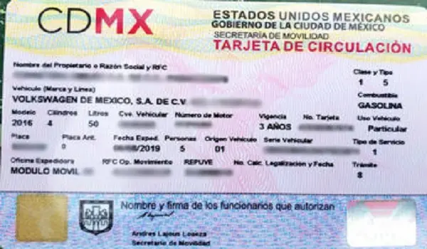 Requisitos para renovar tarjeta de circulación CDMX 2025 elyex